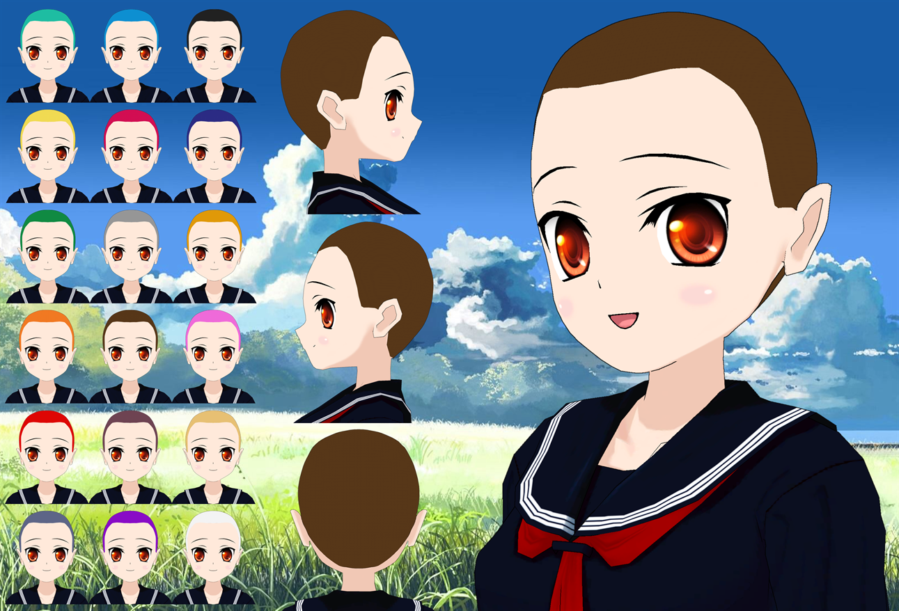 NPC Shaved hair pack by Daiger1975 on DeviantArt