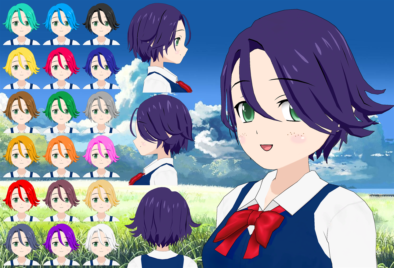 NPC Short Flipped Hair pack by Daiger1975 on DeviantArt