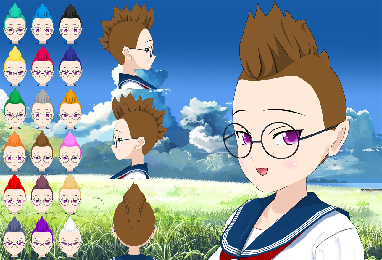 Dogedo Punk Hair pack by Daiger1975 on DeviantArt