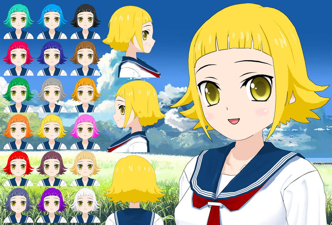 Shinobu Oshino Short Hair pack by Daiger1975 on DeviantArt