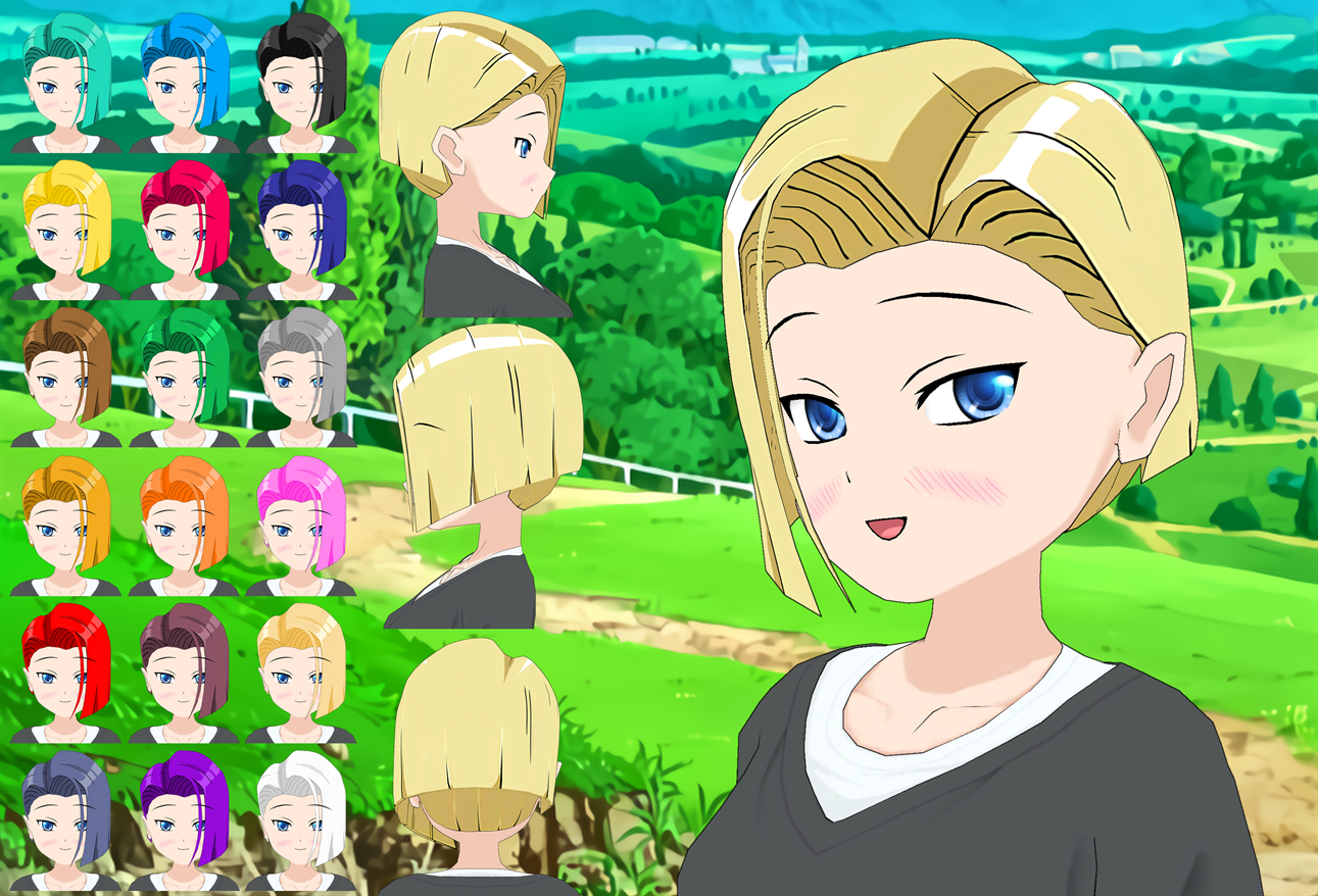 Android 18 Shorter hair pack by Daiger1975 on DeviantArt