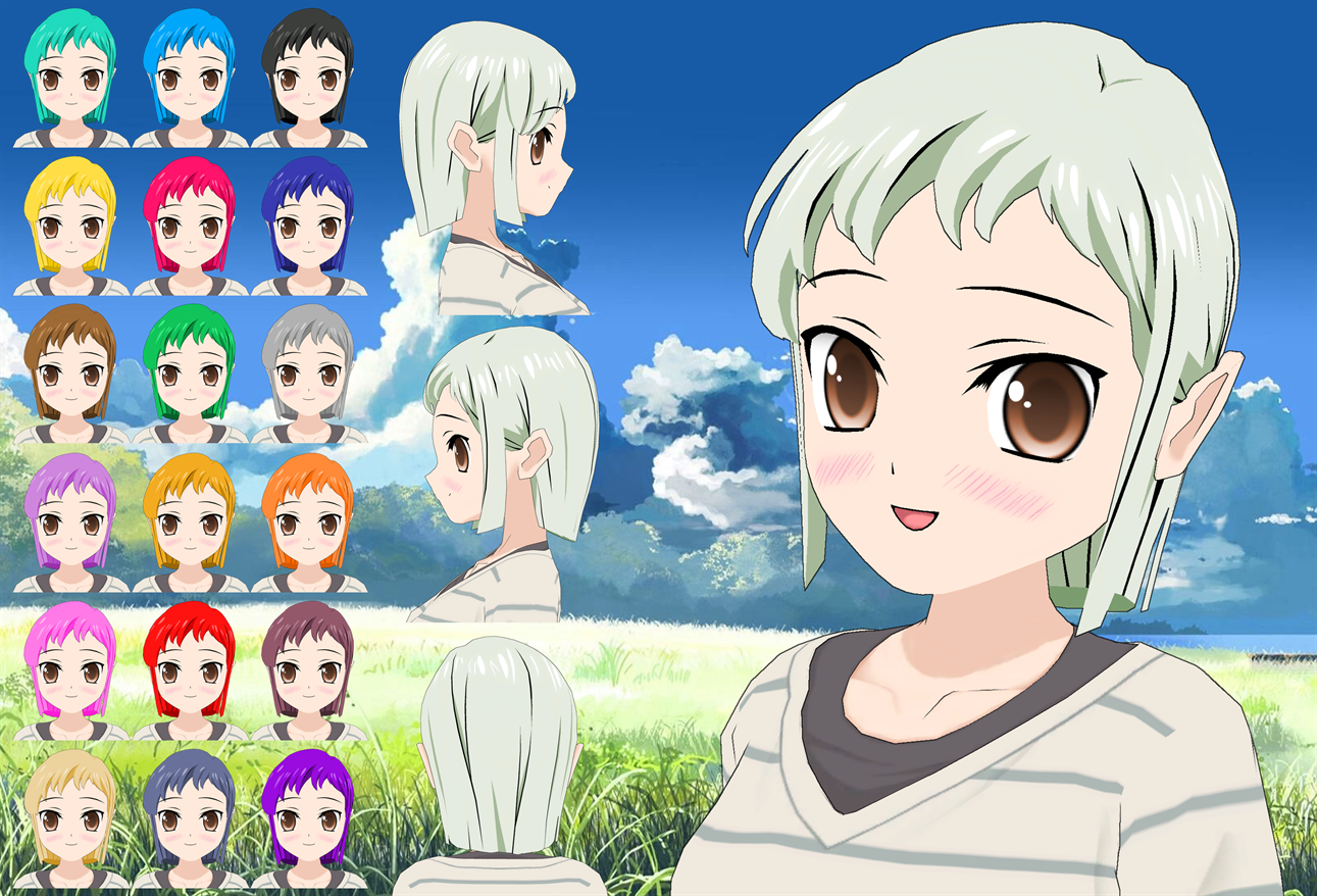 Ellat Short Hair pack by Daiger1975 on DeviantArt