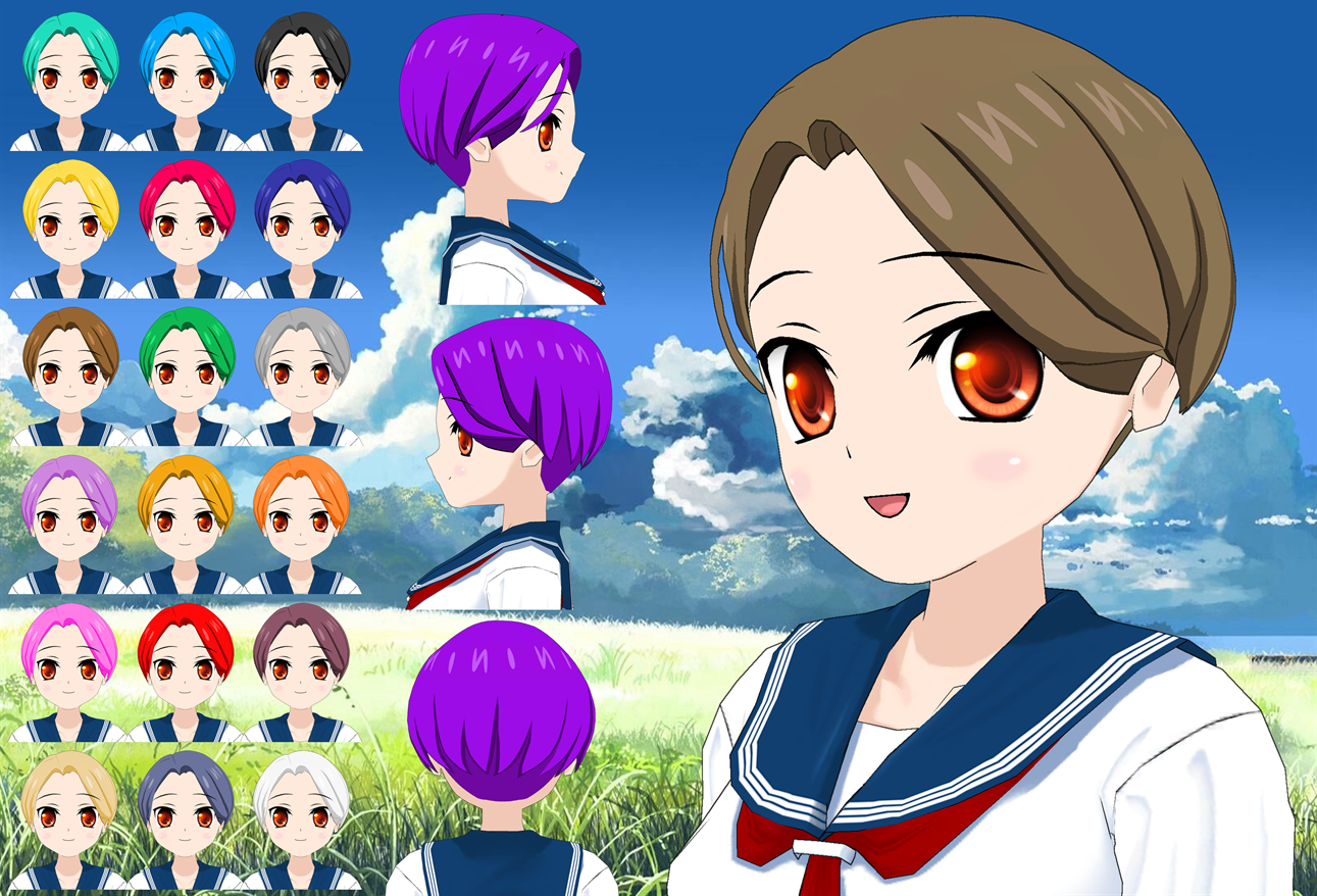 NPC Neat Tomboy Hair pack by Daiger1975 on DeviantArt