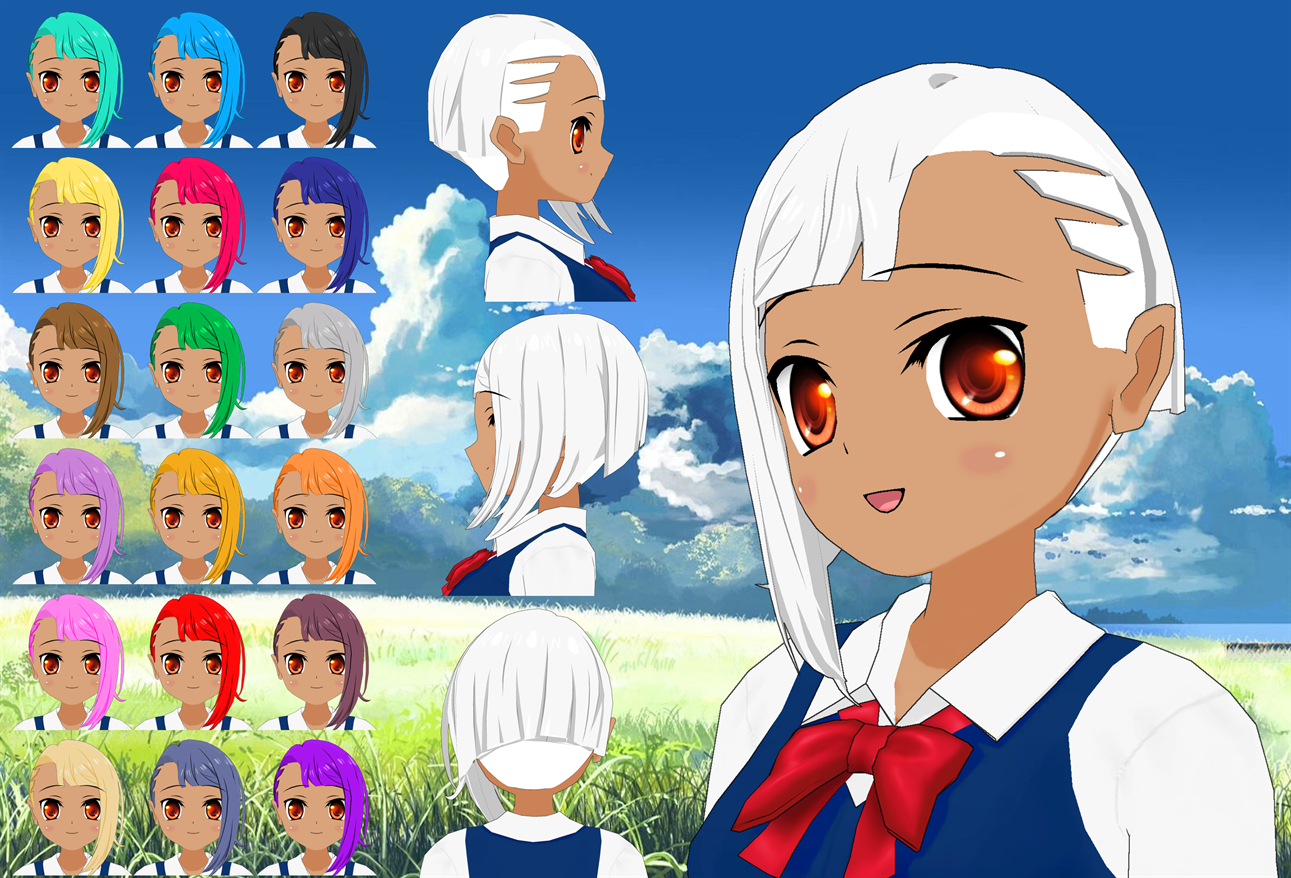 Lucy Cyberpunk Edgerunners Hair pack by Daiger1975 on DeviantArt