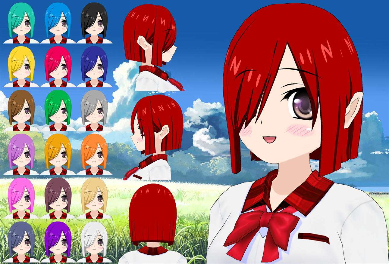 Erza Scarlet Short Hair pack by Daiger1975 on DeviantArt