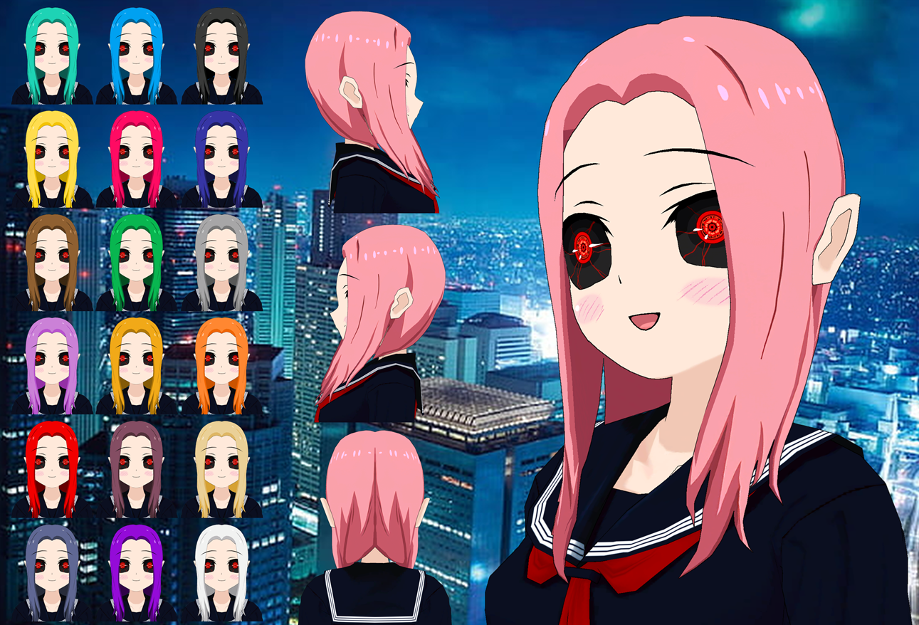 Touka Kirishima Rabbit Hair pack by Daiger1975 on DeviantArt