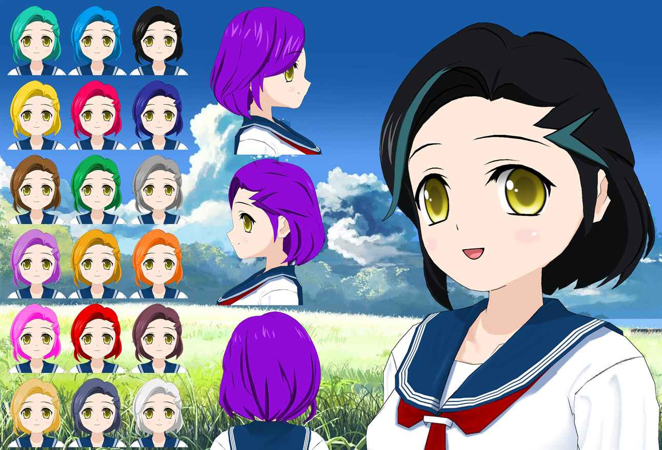 Jormungand Puffy Hair pack by Daiger1975 on DeviantArt