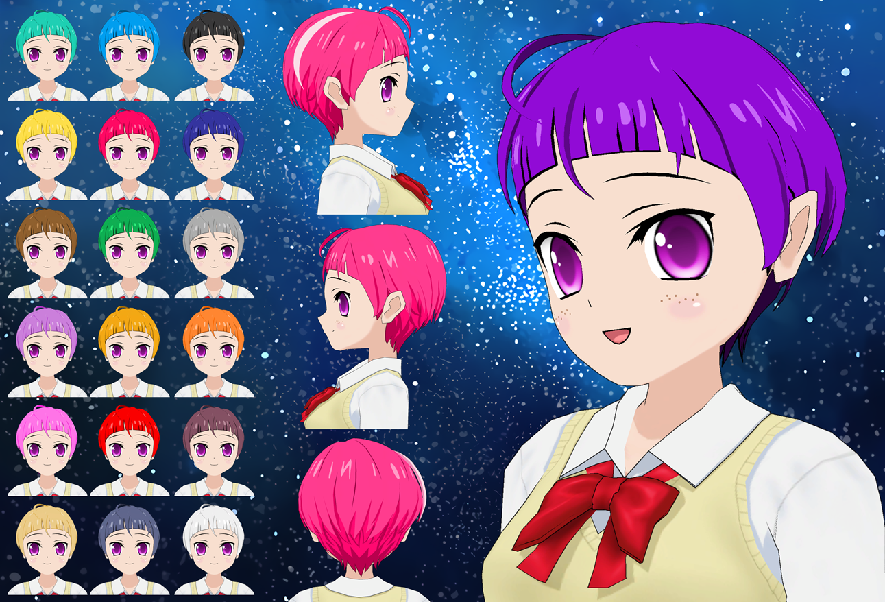 Hikaru Hoshina Time Skip Hair pack by Daiger1975 on DeviantArt