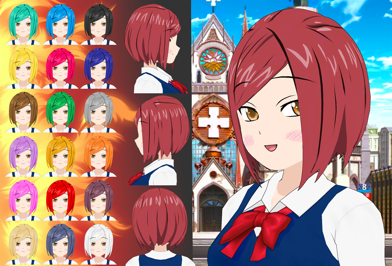 Lisa Isaribi Short Hair pack by Daiger1975 on DeviantArt