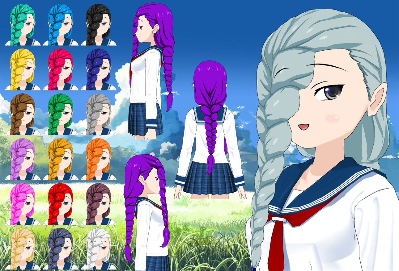 Mei Mei Hair Pack by Daiger1975 on DeviantArt