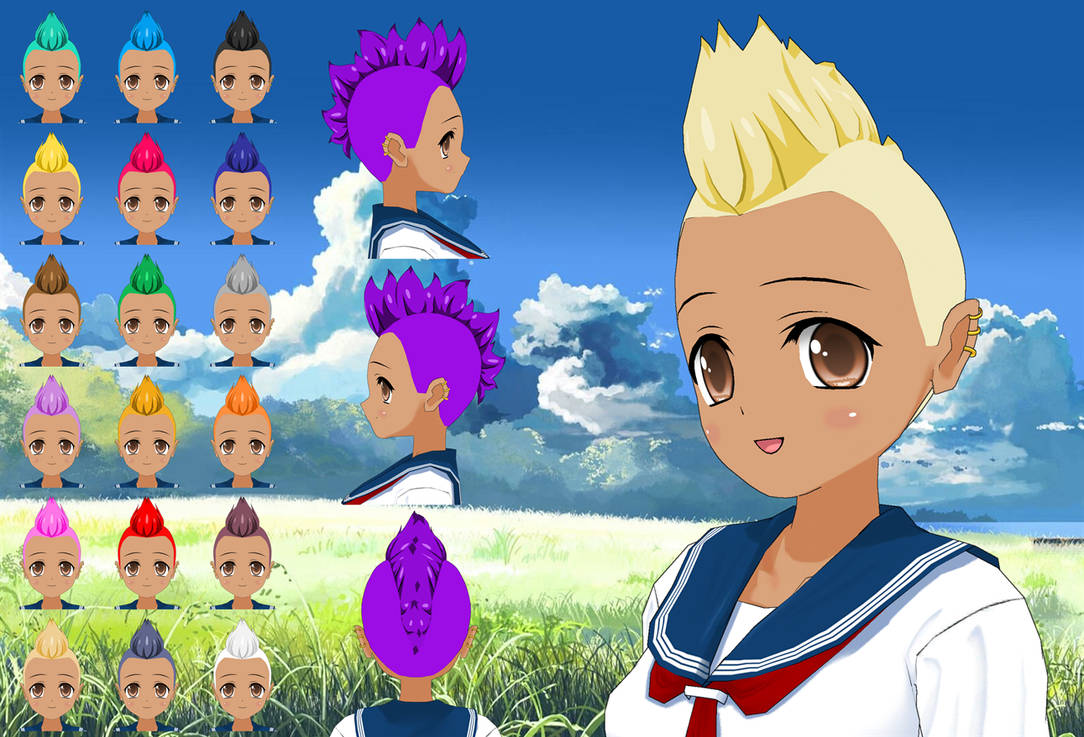 Dogedo Punk Hair Remade pack by Daiger1975 on DeviantArt