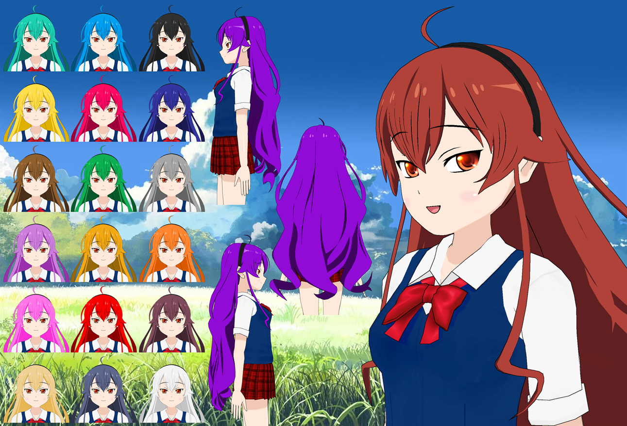 Eris Boreas Greyrat Hair pack by Daiger1975 on DeviantArt