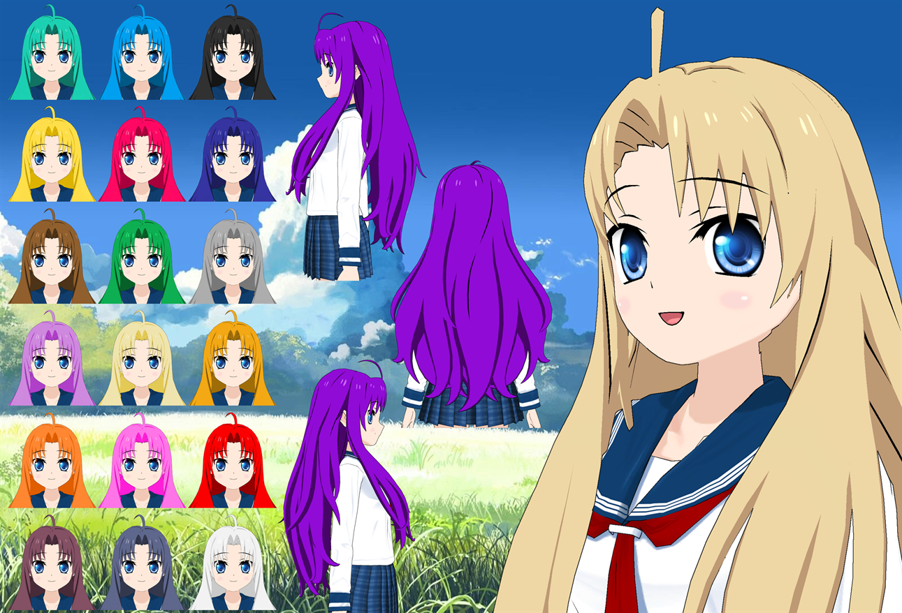 Filo Hair pack by Daiger1975 on DeviantArt