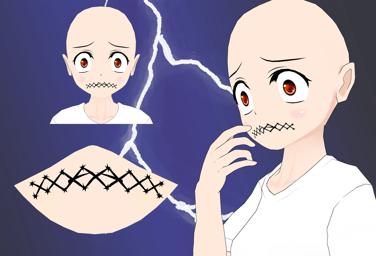 Comipo Stitched Mouth pack by Daiger1975 on DeviantArt