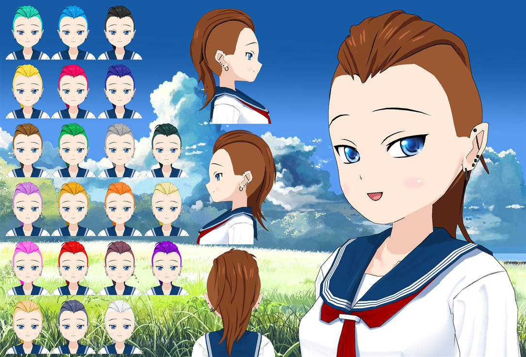 Gamber Longer Mohawk Hair pack by Daiger1975 on DeviantArt
