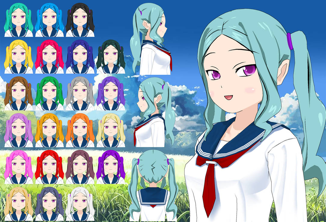 Eastin Amabyllis Wavy Twintails Hair pack by Daiger1975 on DeviantArt