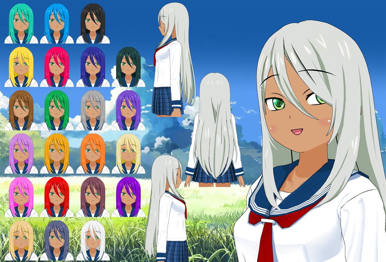 Elizabeth Lioness Long Bangs Slickeddown Hair pack by Daiger1975 on ...