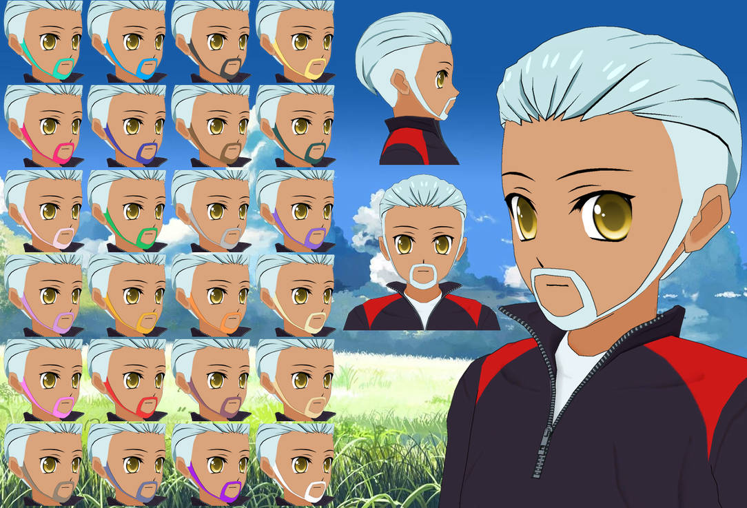 Comipo Male Thin Beard pack by Daiger1975 on DeviantArt