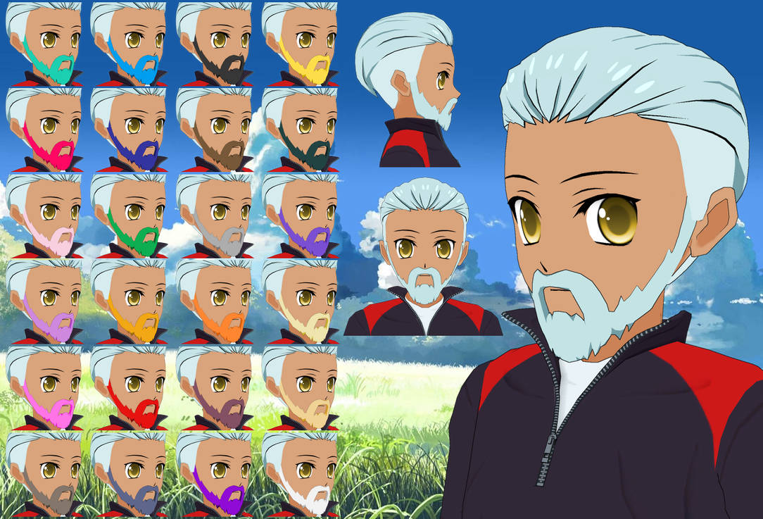 Comipo Male Thin Beard pack by Daiger1975 on DeviantArt