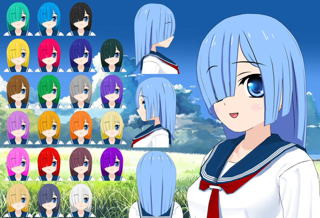 Rem Longer Hair pack by Daiger1975 on DeviantArt