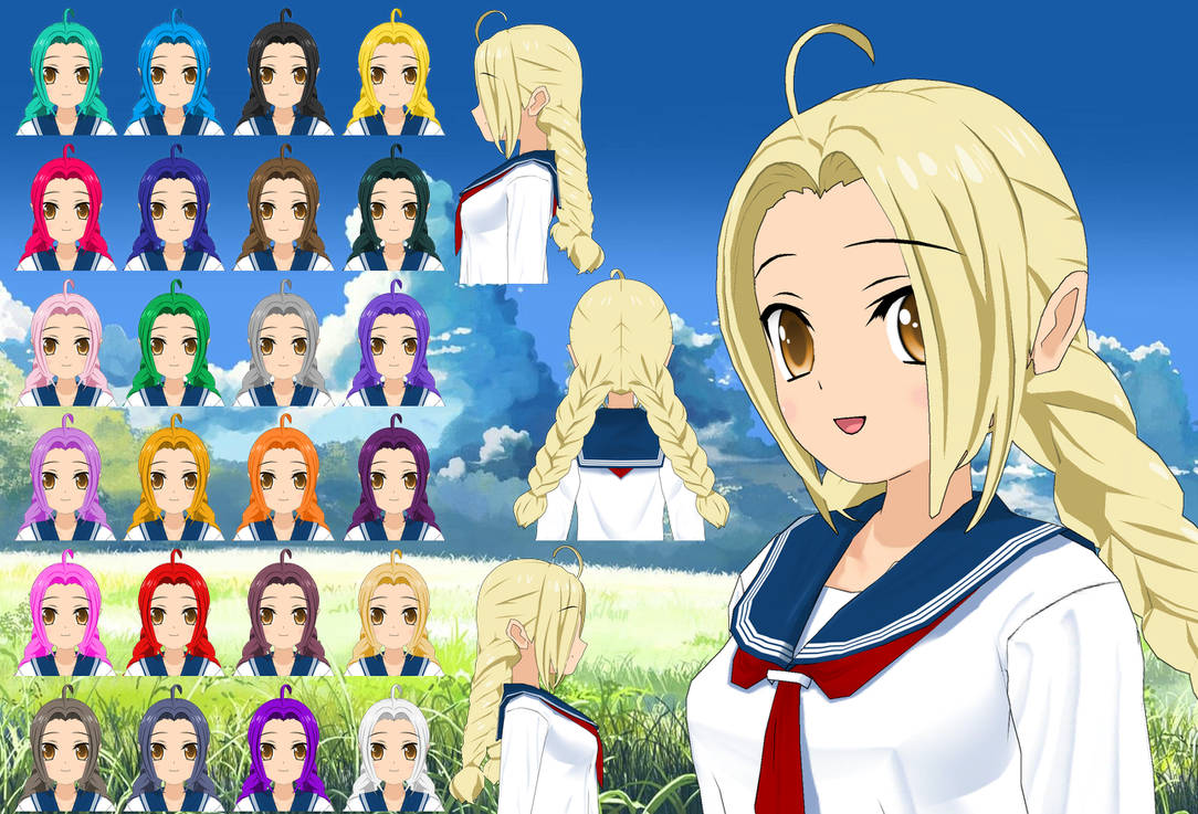 Arche Custom Braided Hair pack by Daiger1975 on DeviantArt