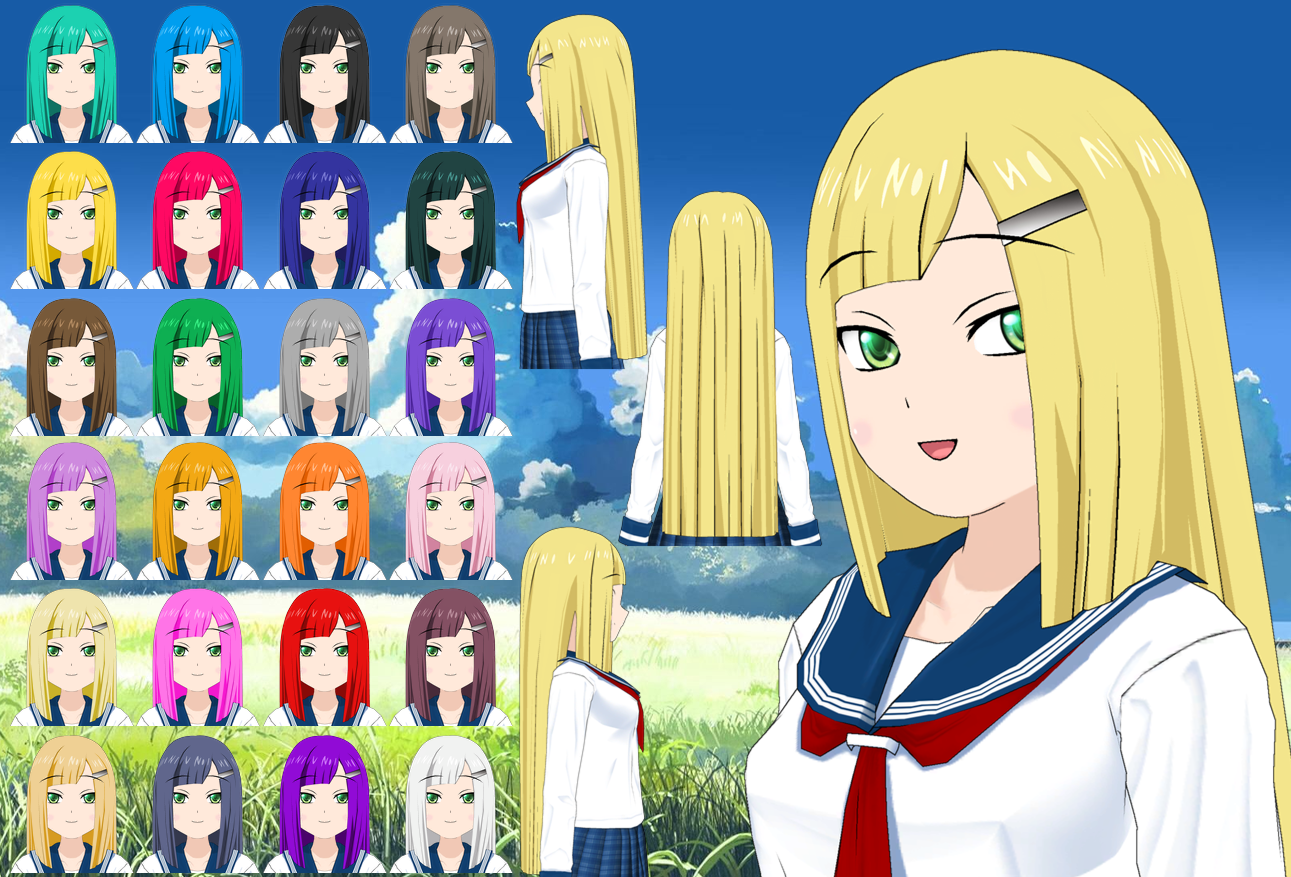 Elaine Long Edge Hair pack by Daiger1975 on DeviantArt