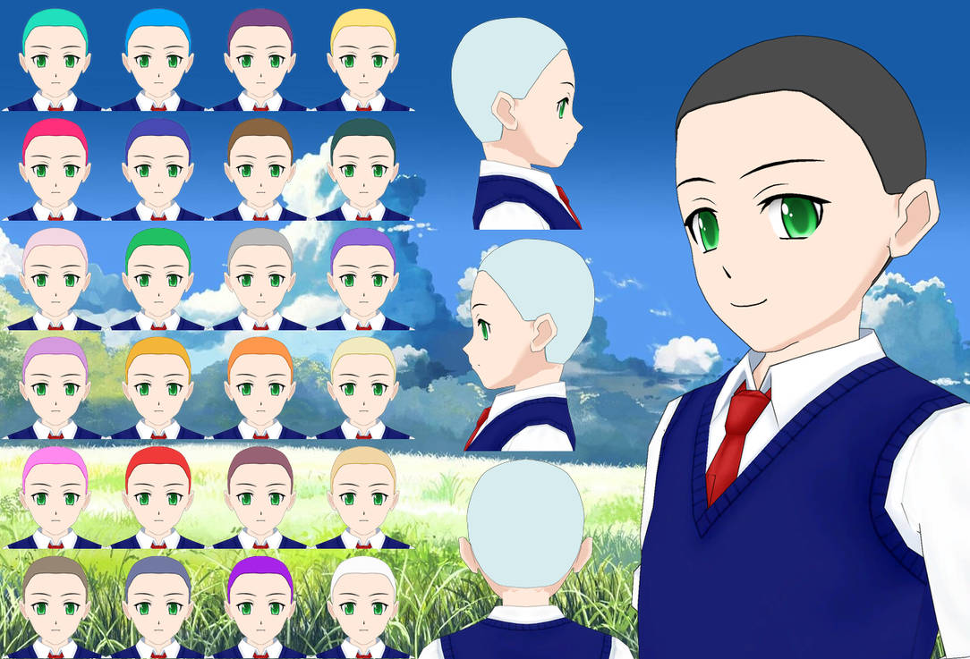 Comipo Male Shaved Hair pack by Daiger1975 on DeviantArt