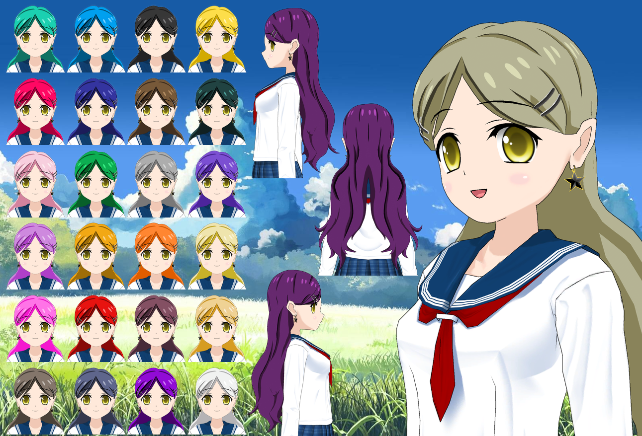 Roco Handa Loose Hair pack by Daiger1975 on DeviantArt