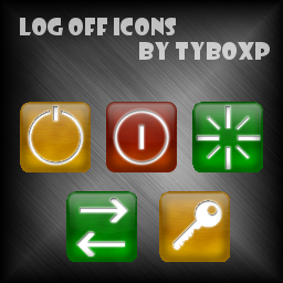 Log Off Icons by TyboXP on DeviantArt