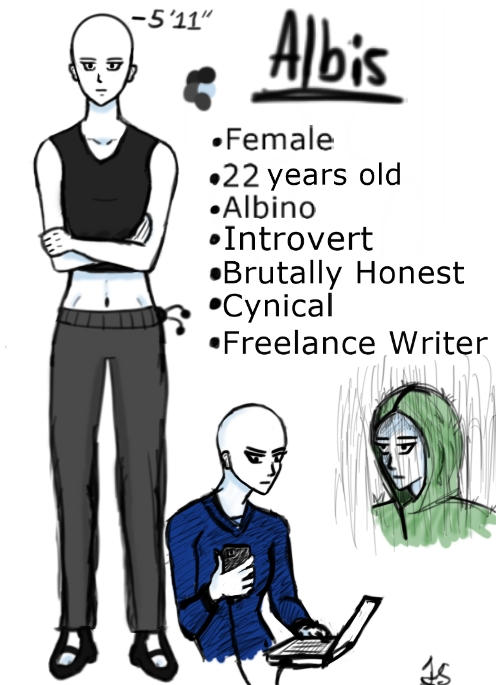 Albis - OC Ref Sheet by Allduin99 on DeviantArt