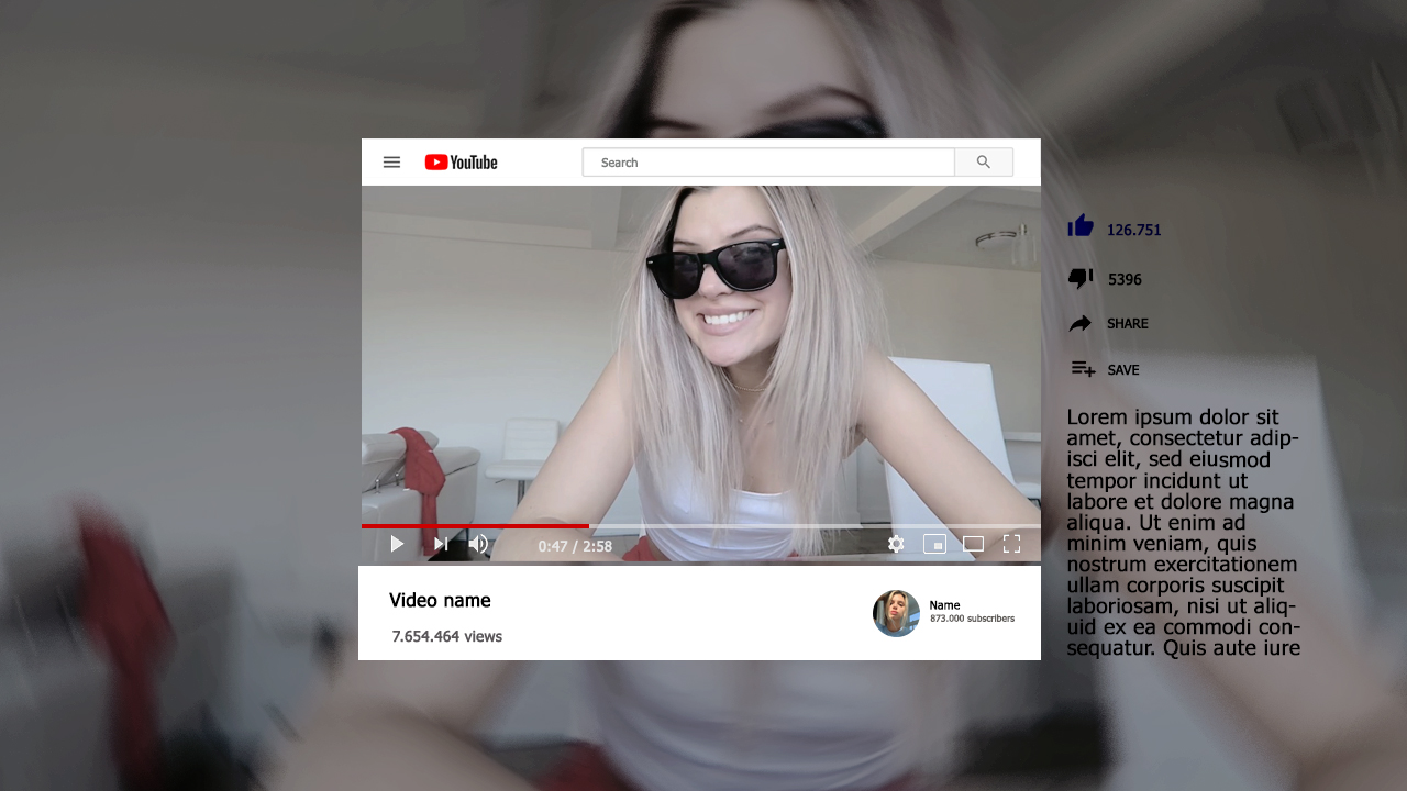 @ youtube template by violetlows on DeviantArt