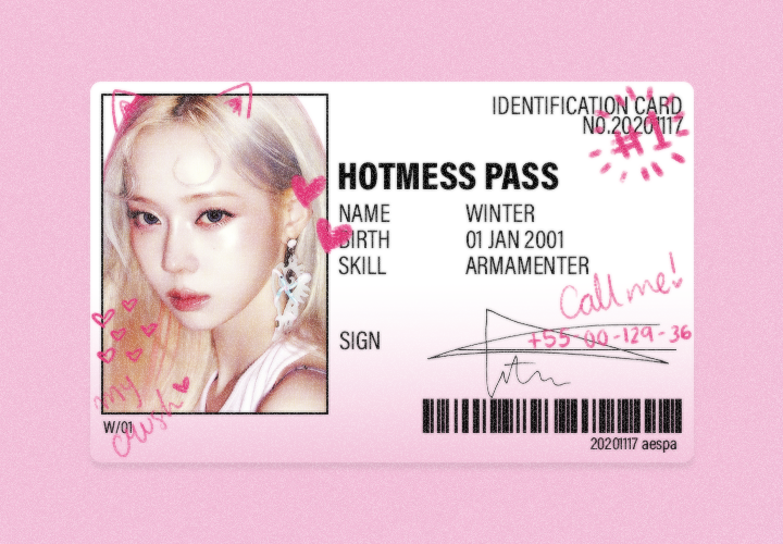 TEMPLATE aespa ID CARD by kokettae by kokettae on DeviantArt