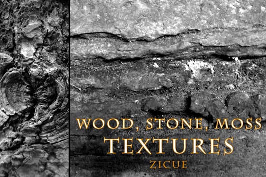 Wood Stone Moss Texture Photoshop Brushes PART 1 by Zicue on DeviantArt