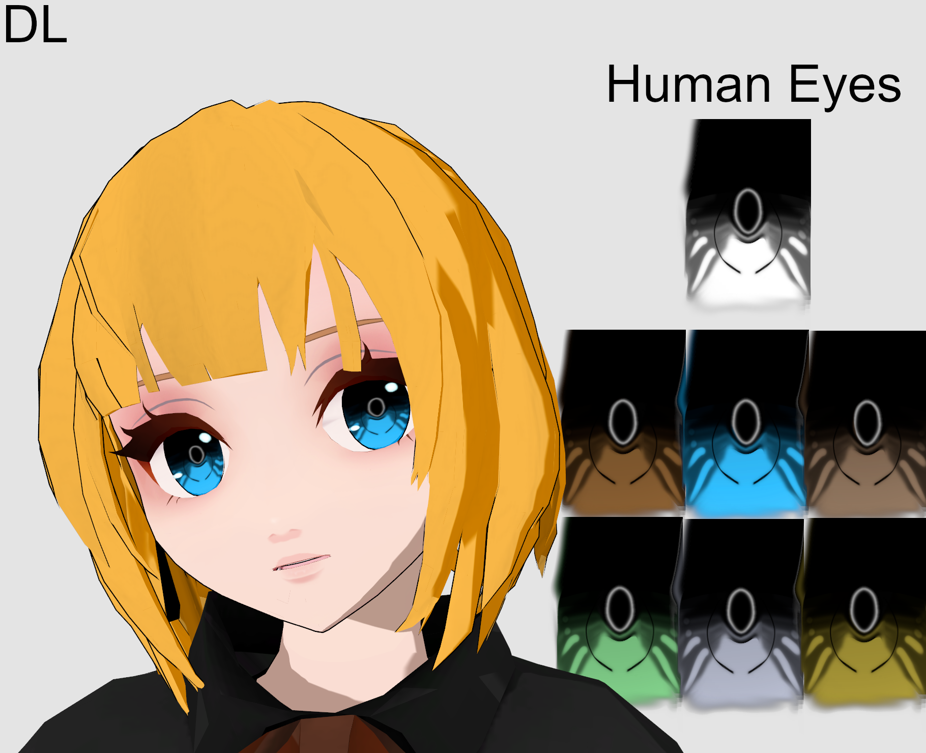 [mmd] Human Eyes DL by St4f1r3 on DeviantArt