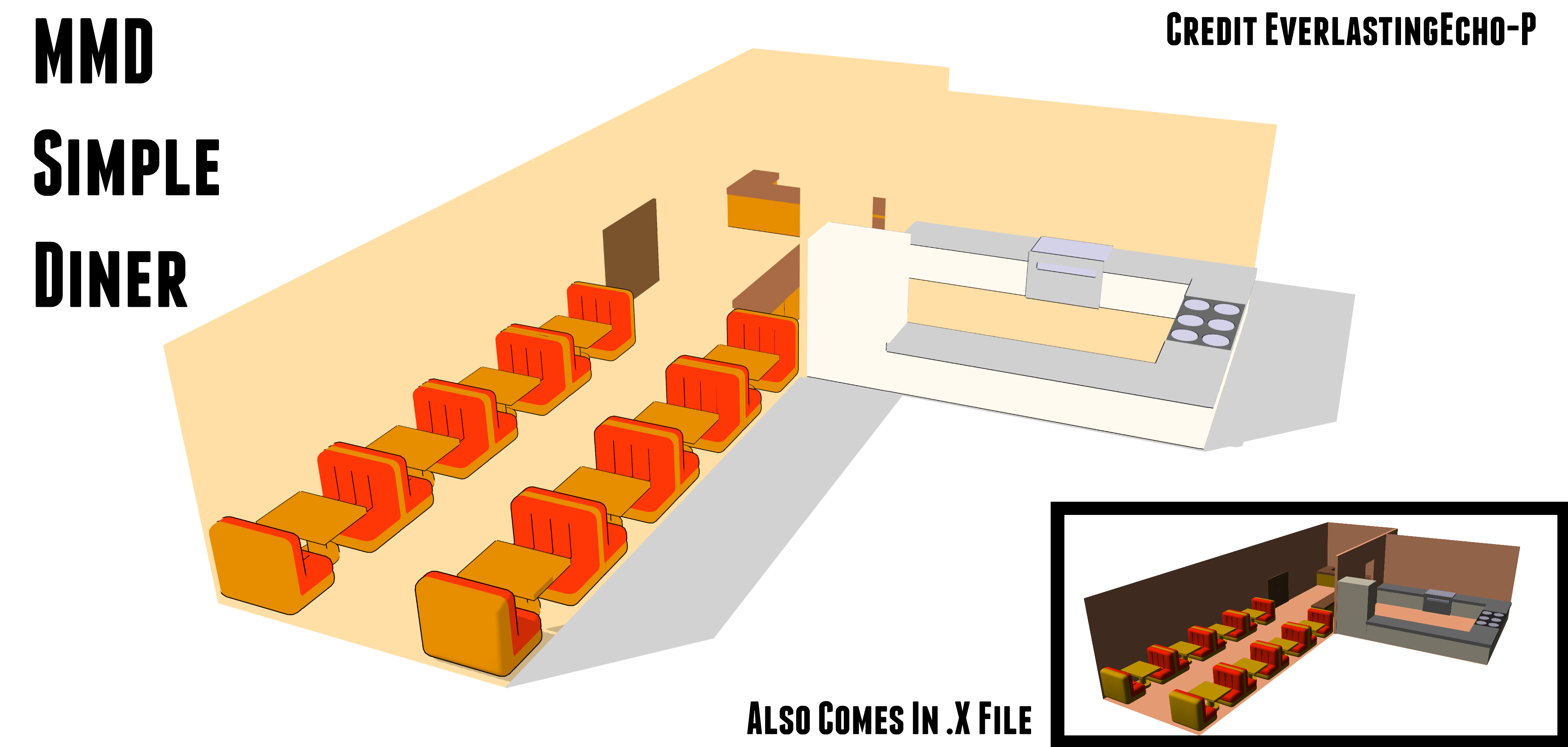 MMD - Simple Dinner Stage by Chee-shep on DeviantArt