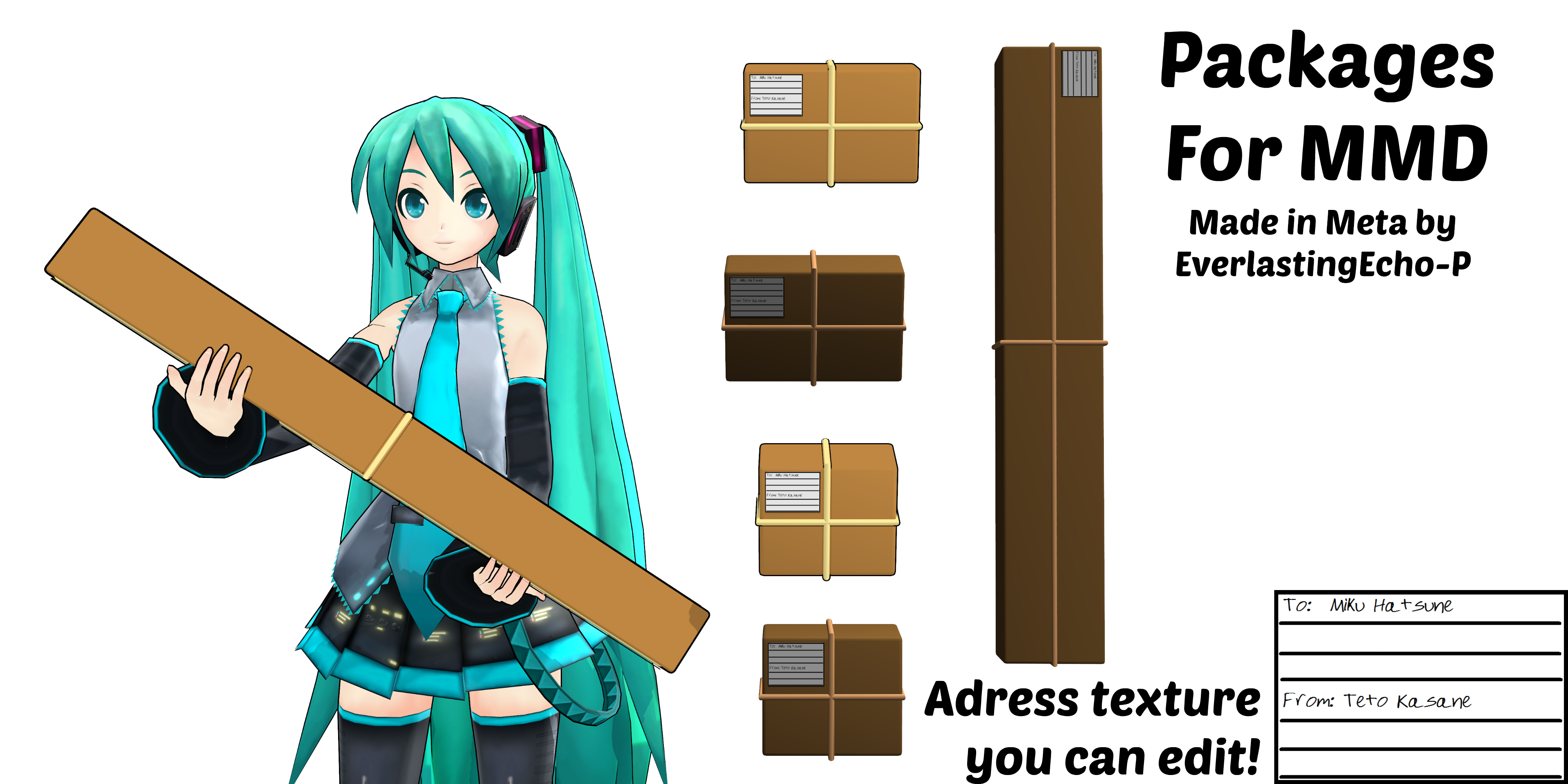 MMD Prop - Packages by Chee-shep on DeviantArt