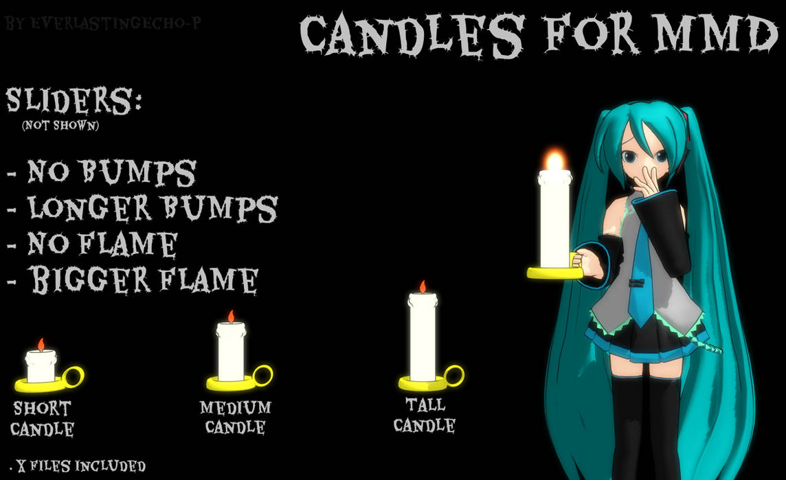 MMD Candle Package by Chee-shep on DeviantArt