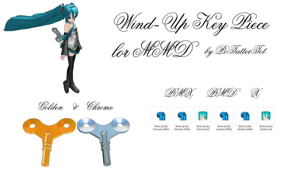 MMD Part: Wind-Up Key Piece by Chee-shep on DeviantArt