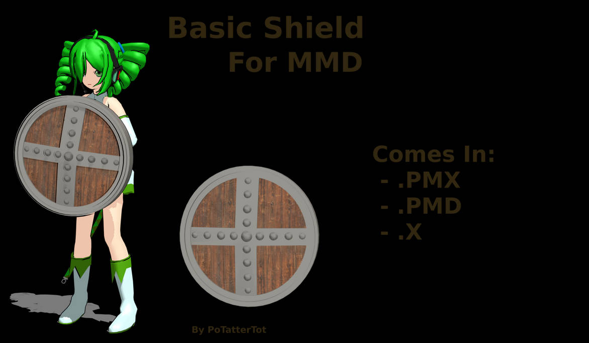 MMD Prop: Basic Shield by Chee-shep on DeviantArt