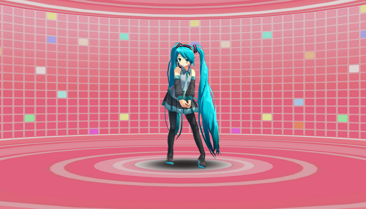 MMD: Project Mirai Dress-Up Screen Stage DL by Chee-shep on DeviantArt