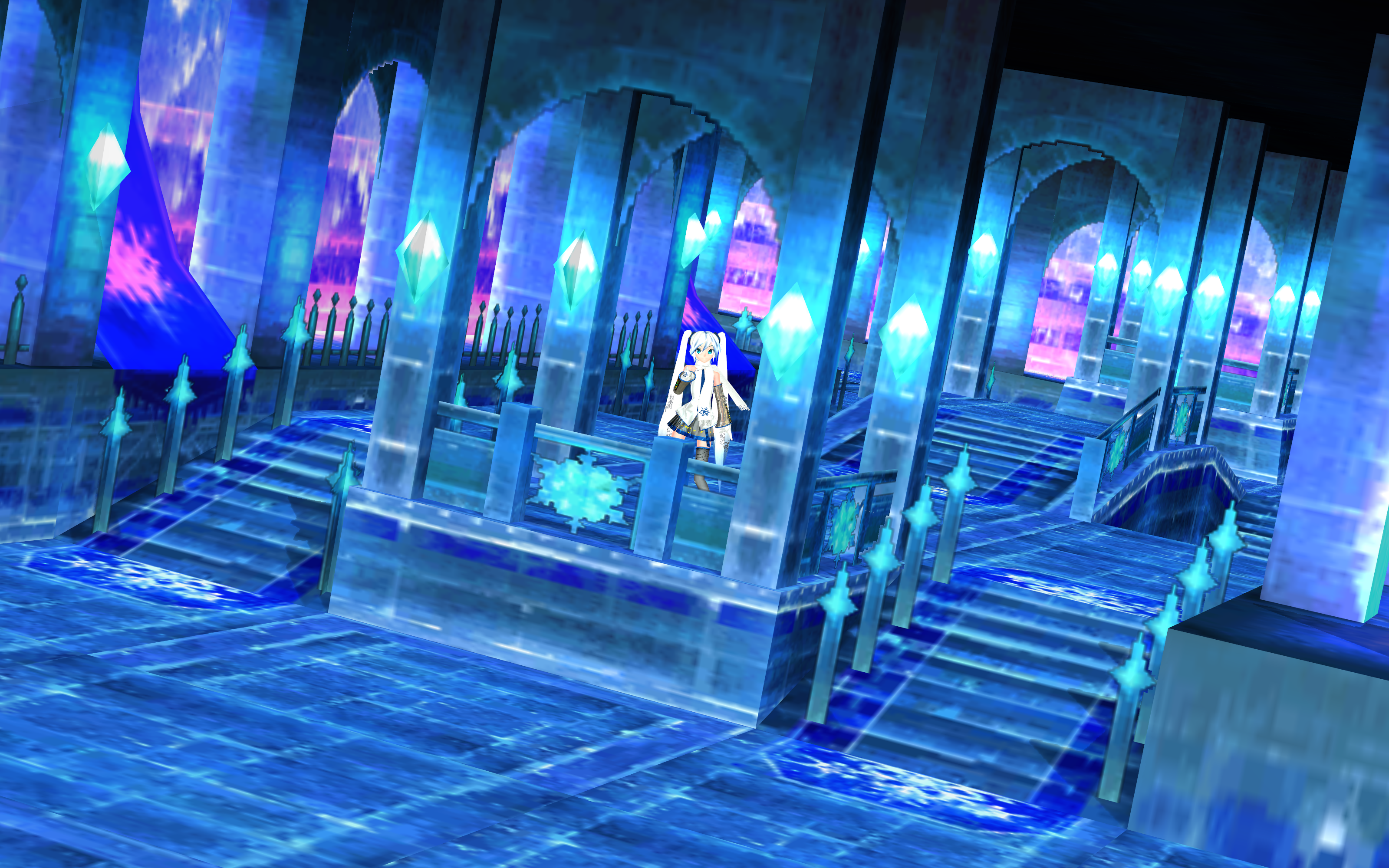 [MMD Stage] Winter Castle [Download] by Chee-shep on DeviantArt