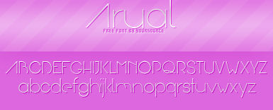Arual Free Font by YourSource on DeviantArt