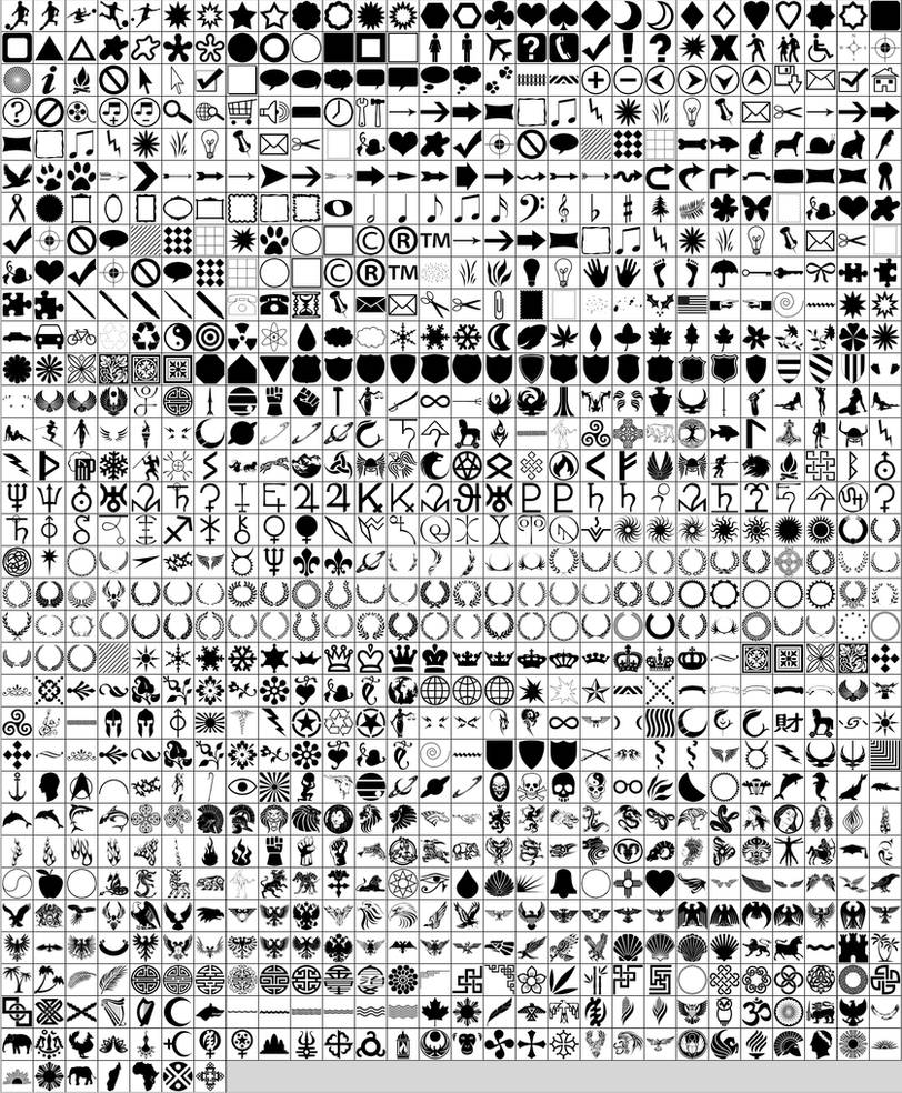 941 Custom Vector shapes, Photoshop, v2.0 by 1Wyrmshadow1 on DeviantArt