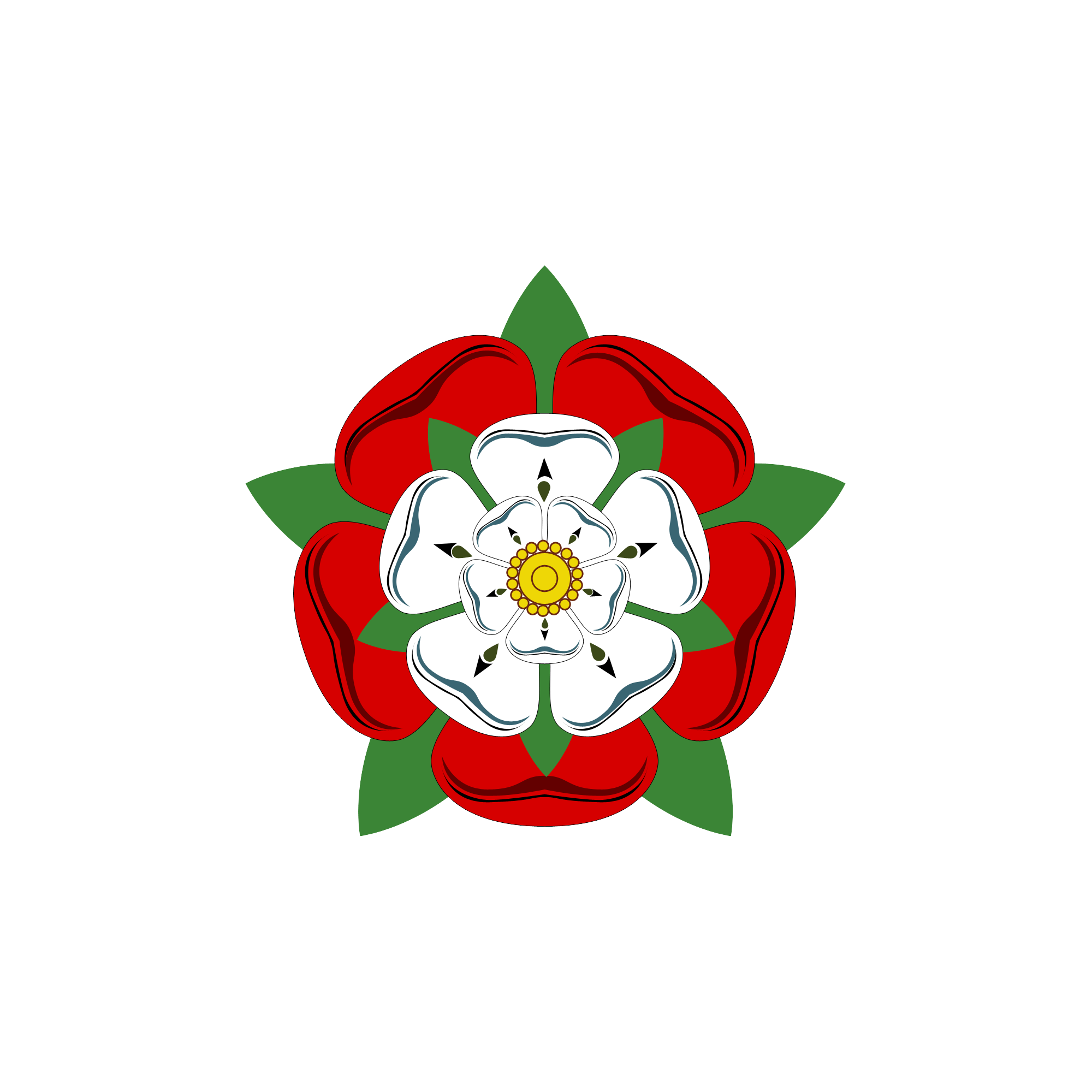 Tudor Rose Vector in PSD, stock by 1Wyrmshadow1 on DeviantArt