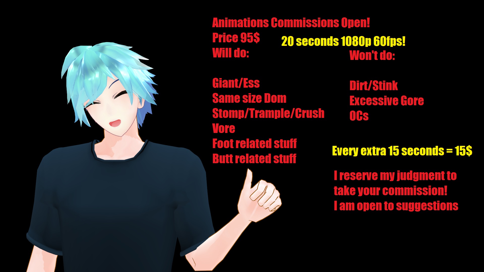 Animation Commission Open! by JohnCarper on DeviantArt