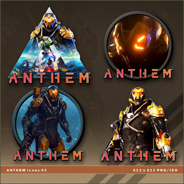 Anthem icons by BrokenNoah on DeviantArt
