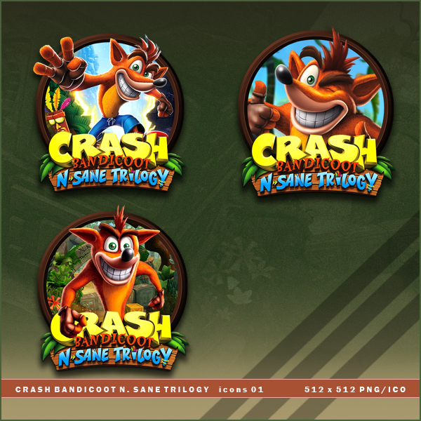 Crash bandicoot n sane trilogy pc icon - mexjuja