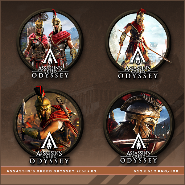 Assassin's Creed Odyssey icons by BrokenNoah on DeviantArt