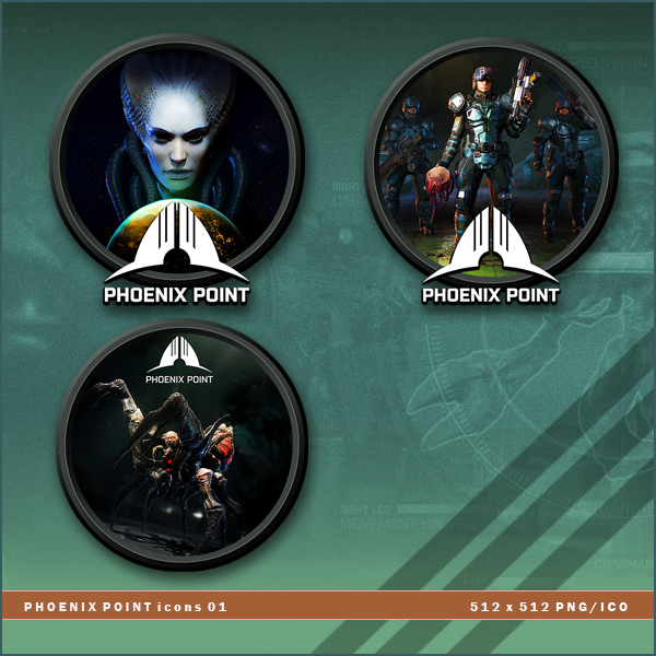 Phoenix Point icons by BrokenNoah on DeviantArt