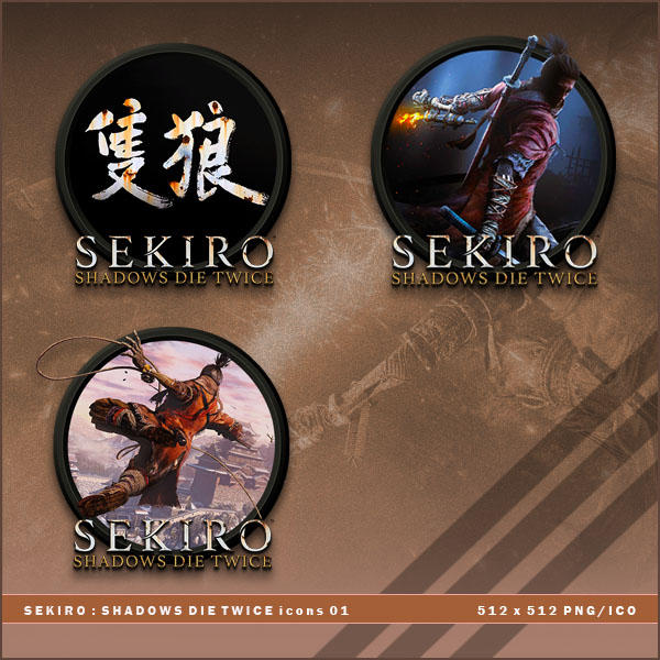 Sekiro: Shadows Die Twice icons by BrokenNoah on DeviantArt